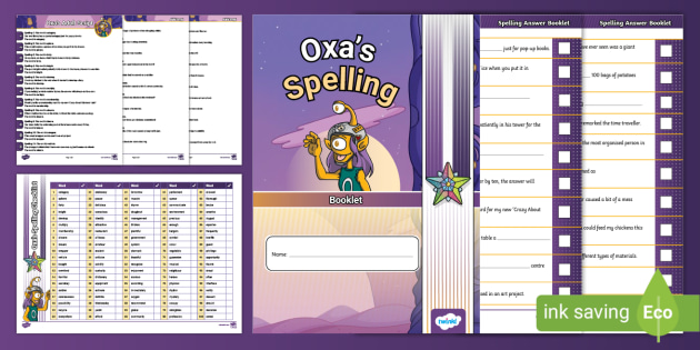 Oxa's BMX Track Spelling Dictation Activity Pack