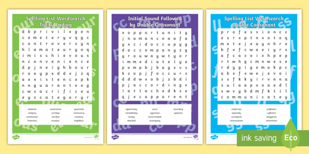 Years 5 6 Spelling List Word Search Pack teacher Made Years 5 6 Spelling List Word Search Pack teacher Made