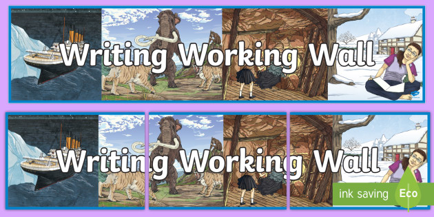 Writing Working Wall Display Banner (teacher made)