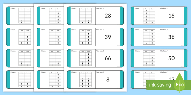 Place Value within 100 Peg Board Loop Cards (teacher made)