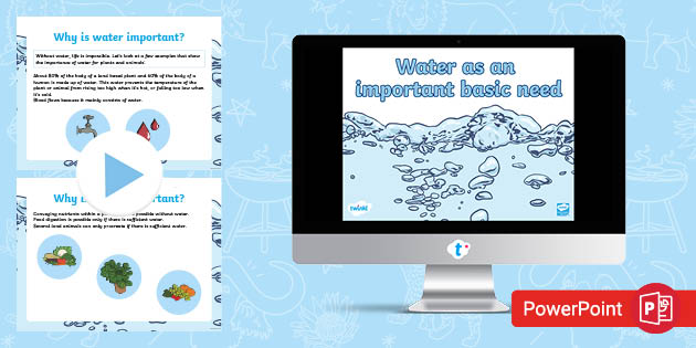 Uses Of Water PowerPoint | Water As An Important Basic Need