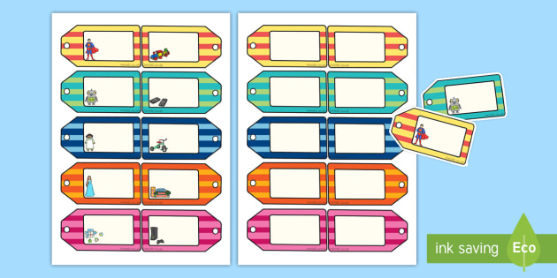 Toy Factory Price Tags | Editable Christmas Gift Tags