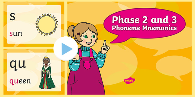 Phases 2-3 Phoneme Mnemonic PowerPoint