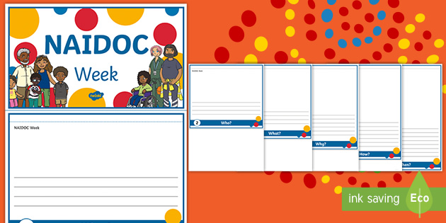 FREE! - NAIDOC Week Staggered Notebook (teacher made)