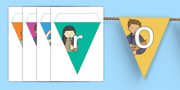 Ourselves Display Bunting (teacher made)