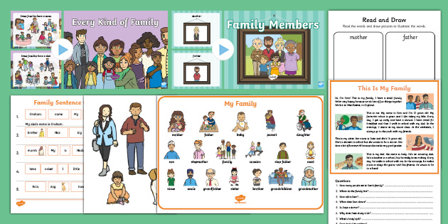 ESL Family Theme Resource Pack - Teaching Resources
