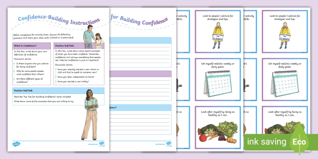 Confidence Building Activity Pack - Twinkl - KS2