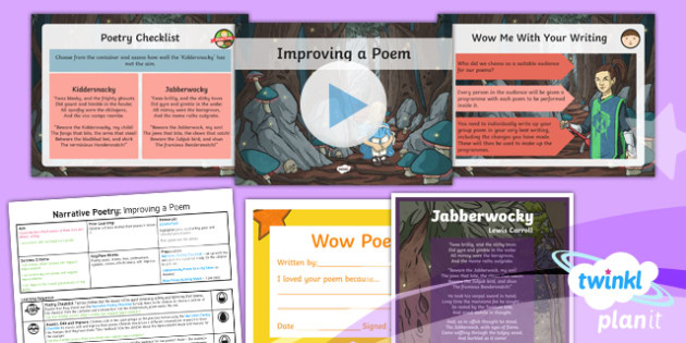 Animals: Jabberwocky: Narrative Poetry 3 Y5 Lesson Pack