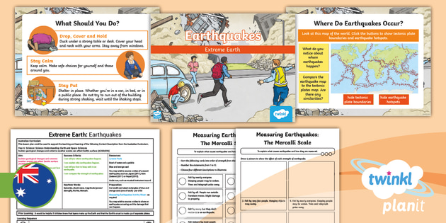Lesson Plan on Earthquake Intensity and Magnitude | Year Six