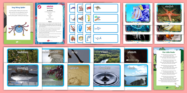 Water-Themed Intergenerational Toddler Singing Group Resource Pack