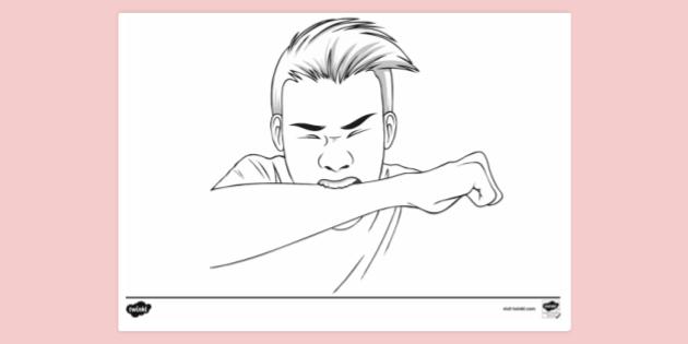 FREE! - Biting Arm Colouring Sheet | Colouring Sheets