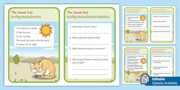 Reading Comprehension Cards | twinkl.co.uk