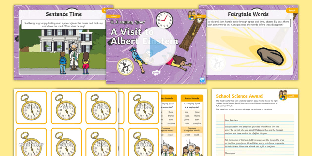 'u_e' and 'e_e' Lesson Pack - Level 5 Week 7 Lesson 1 Activity Pack