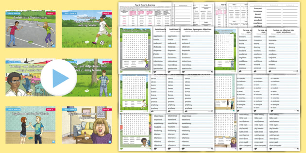 Year 6 Term 1A Bumper Spelling Pack (teacher made)