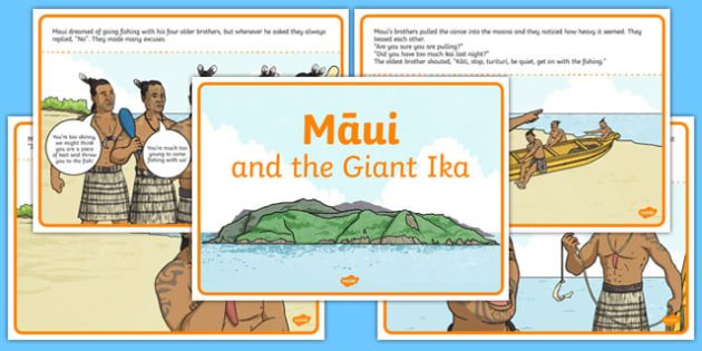 Māui and the Fish Story (teacher made)