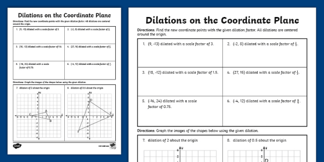 Midpoint Formula | Midpoint of a Line Activity Sheet