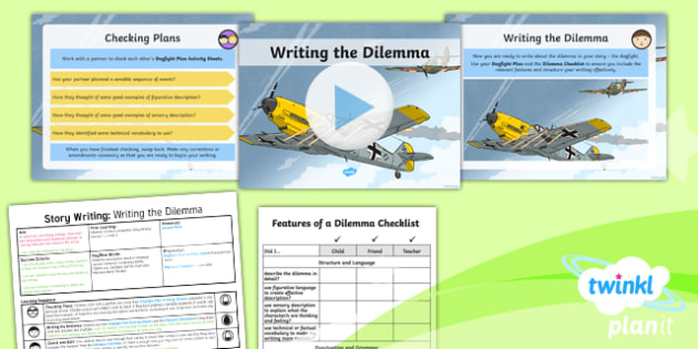 World War II: The Battle of Britain: Story Writing 4 Y5 Lesson Pack