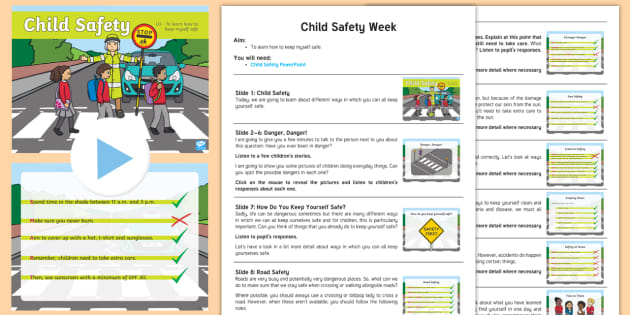 Child Safety Week Assembly PowerPoint Pack (teacher made)