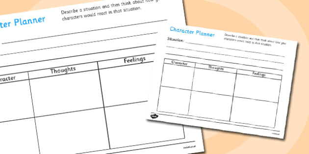 Story Character Planner - story character planner, story