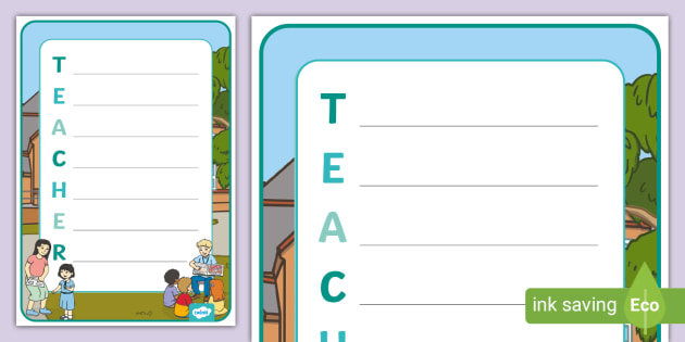 Acrostic Poems | twinkl.com.au