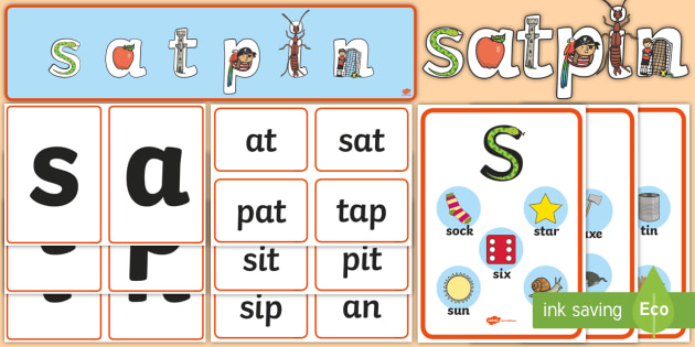 SATPIN Phonics Display Pack KS1 teacher Made 