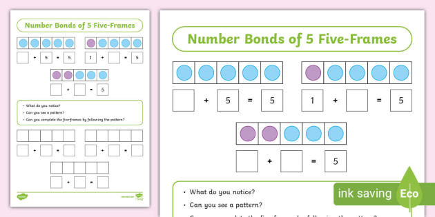 Five Frame Activities