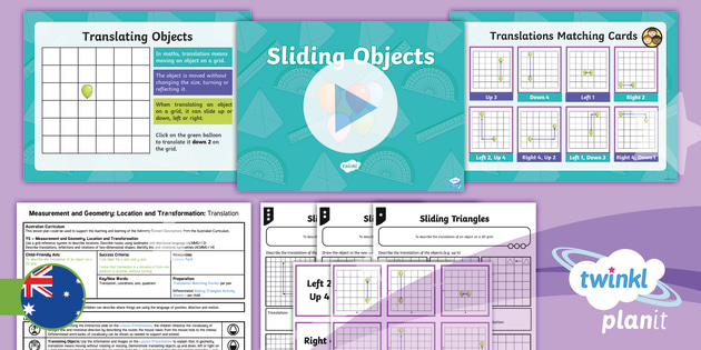 Year 5 Location and Transformation Translations Lesson 1