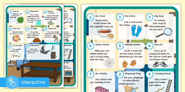 Screen-Free Learning Activities EYFS (teacher made)