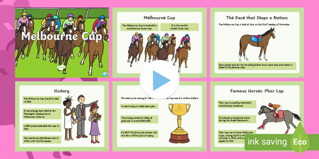 The Melbourne Cup PowerPoint Presentation - F-2 Resources