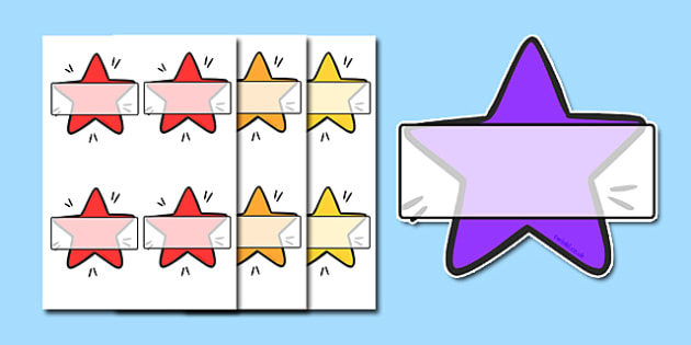 FREE! - Stars Themed Self-Registration (teacher made)
