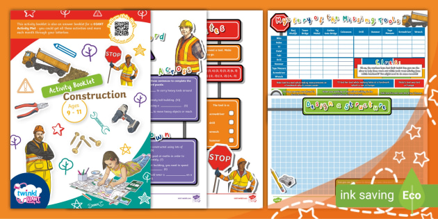 Construction Activity Booklets - Twinkl Digest Education News