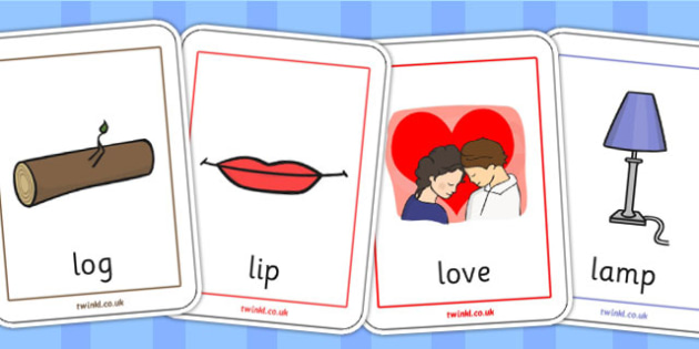 Initial l Sound Playing Cards (teacher made)