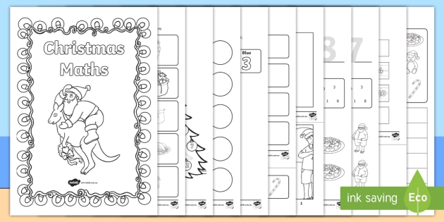 Christmas Themed Maths Activity Book (teacher made)