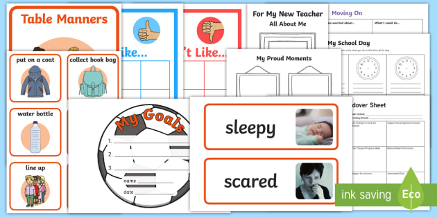 SEN Primary Transition Pack (teacher made)