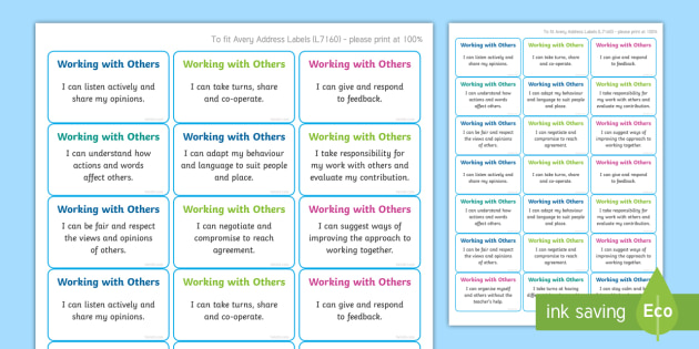 NI Thinking Skills and Personal Capabilities Working With Others Success