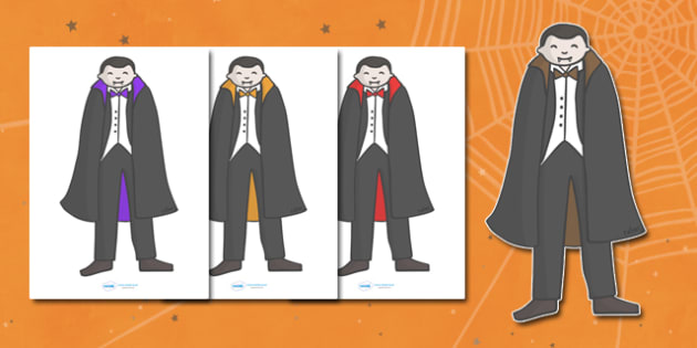 FREE! - Editable Halloween Vampires (A4) - Editable Halloween Vampires