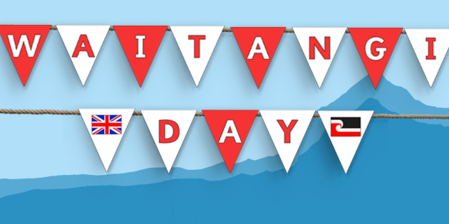 Waitangi Day Bunting (teacher made)