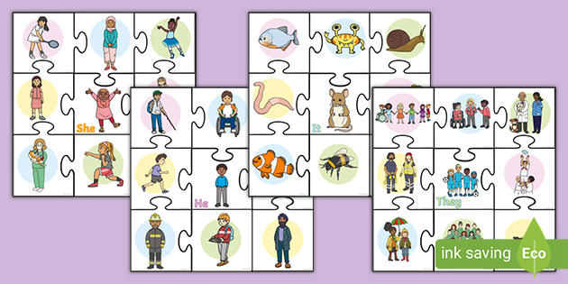 Match The Pronoun Jigsaw