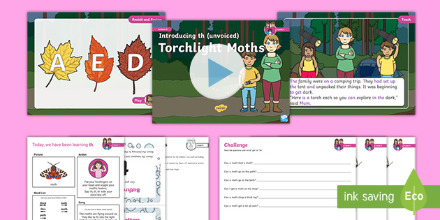 'th' unvoiced phoneme Lesson Plan Phase 3 Twinkl Phonics
