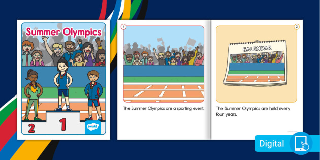Summer Olympics Emergent Reader eBook | Twinkl Kindergarten