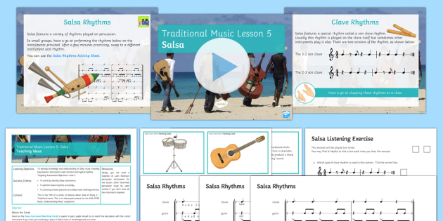 GCSE Traditional Music Lesson 5: Salsa Lesson Pack