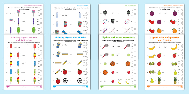 Algebra Multiple Choice Quizzes | twinkl.co.uk