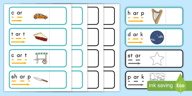 -ar Digraph Read and Reveal Activity (teacher made)