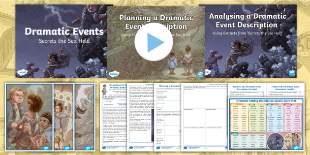 Writing a Description of a Dramatic Event KS2 Resource Pack