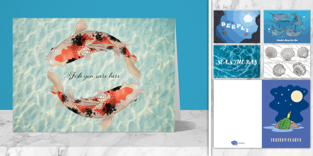 * NEW * Under The Sea Pun Cards | Twinkl Party
