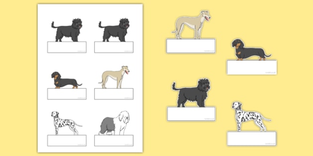Dog Themed Editable Self-Registration