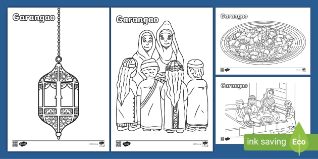 Garangao Colouring Sheets (teacher made)