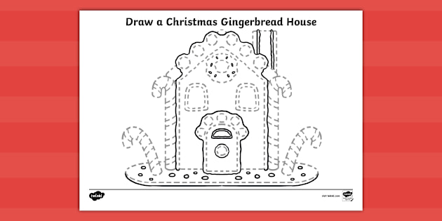 Christmas Gingerbread House • Twinkl.co.uk