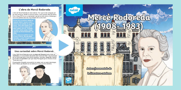 Presentació: Mercè Rodoreda - Autors fonamentals de la literatura ...