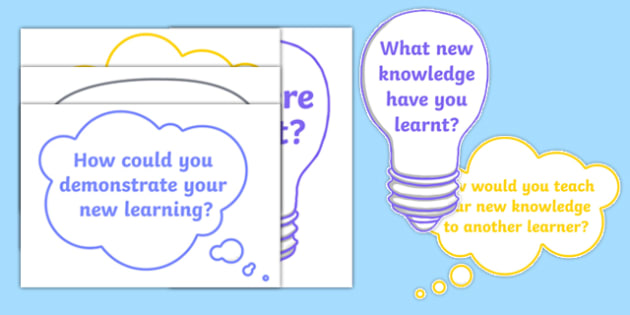 Learning Questions Display - Classroom Questions in English